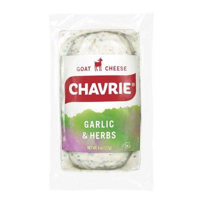 Chavrie Log Garlic and Herb Goat Cheese - UVA Tienda de vinos